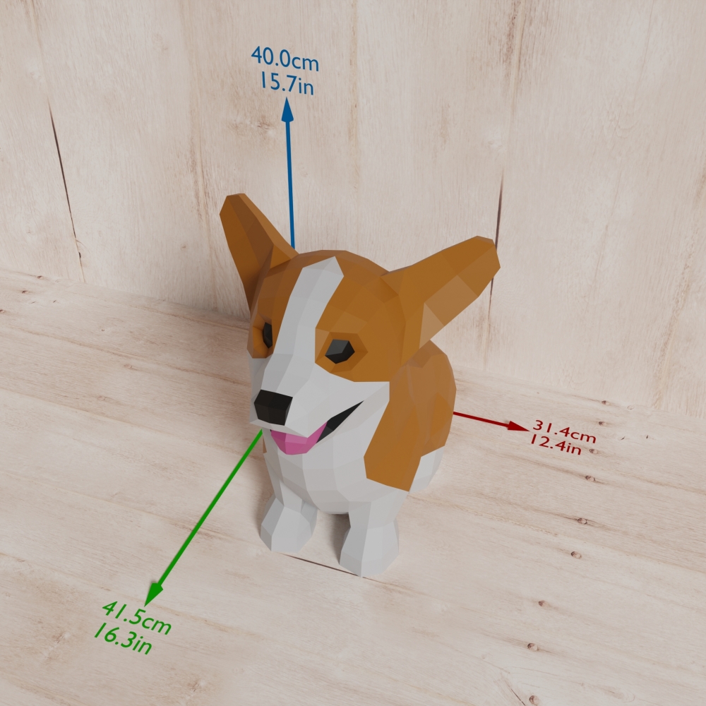 Corgi | PaperPoly